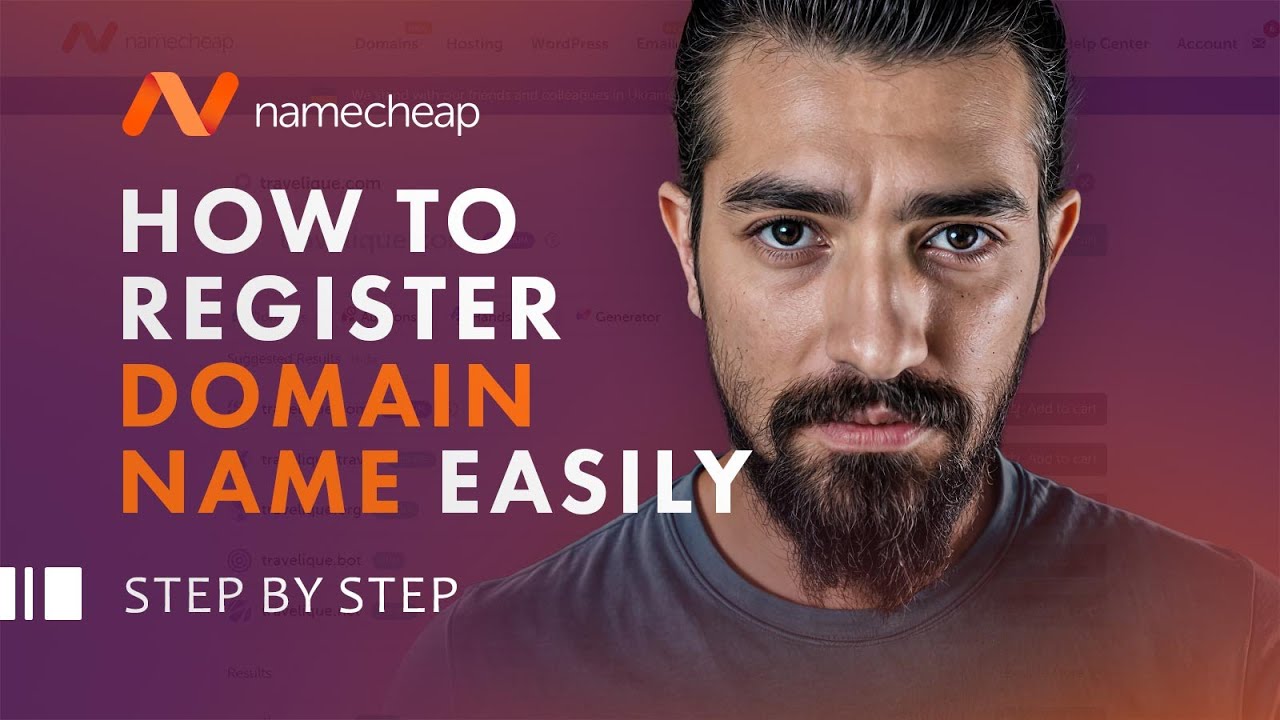 How to BUY and REGISTER a DOMAIN Easily: Step-by-Step Guide - YouTube