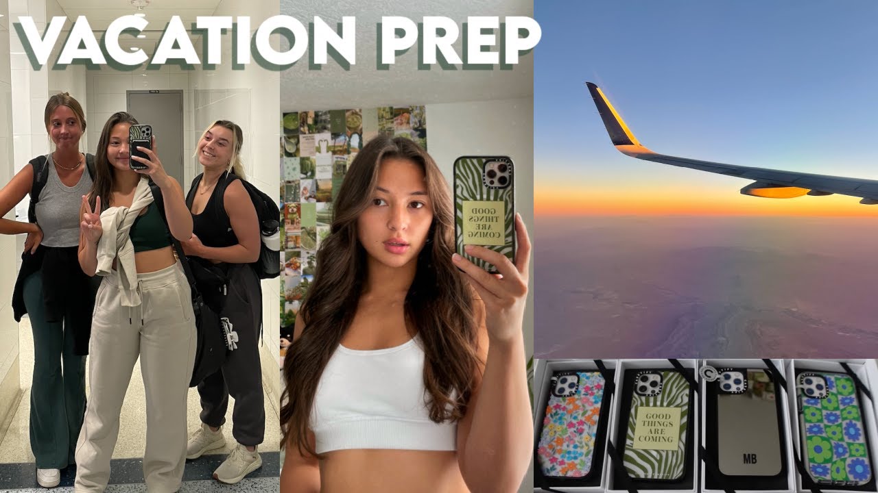 VACATION PREP ROUTINE | letting go of vacation guilt, casetify unboxing ...