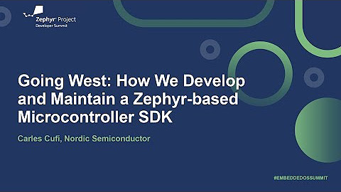Zephyr Project Developer Summit @ EOSS 2023 - YouTube