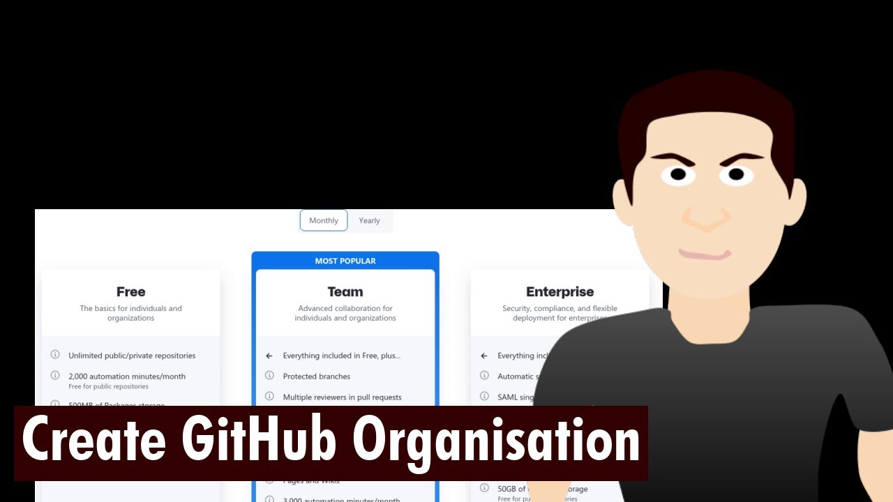 Create GitHub Organisation YouTube create-github-organisation-youtube