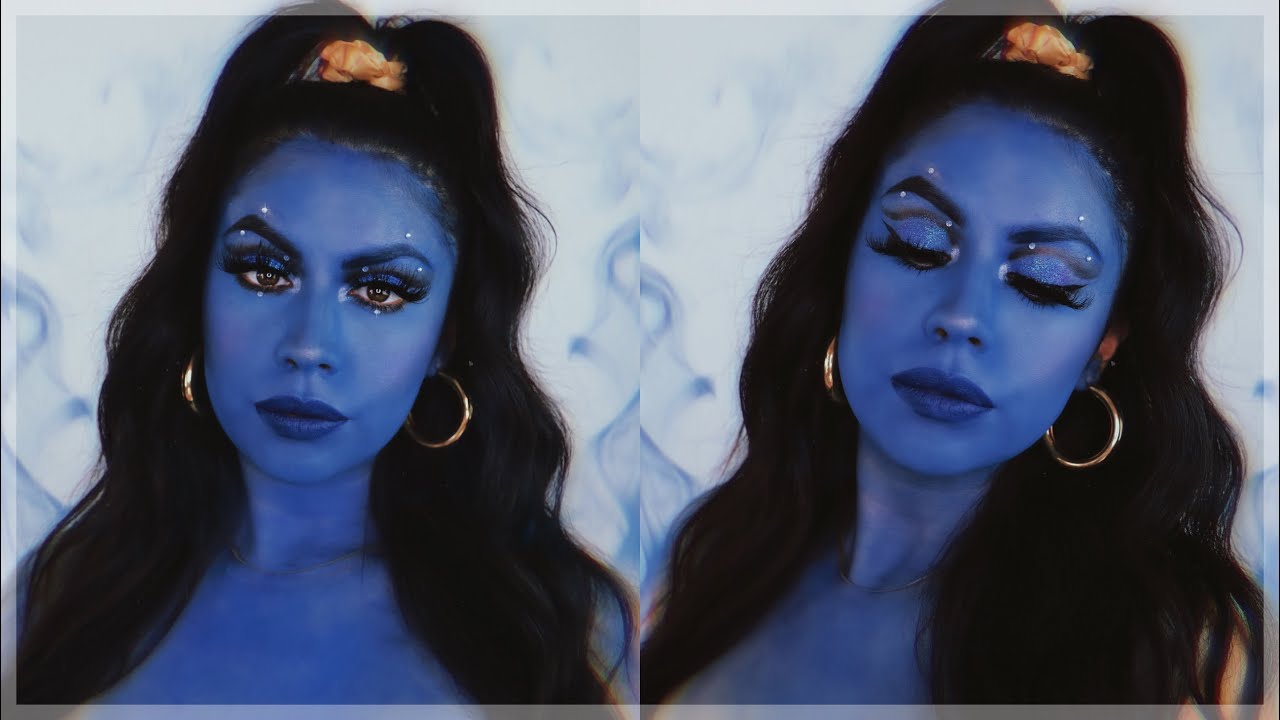 GENIE HALLOWEEN MAKEUP TUTORIAL 2020! | Mari Bajari - YouTube