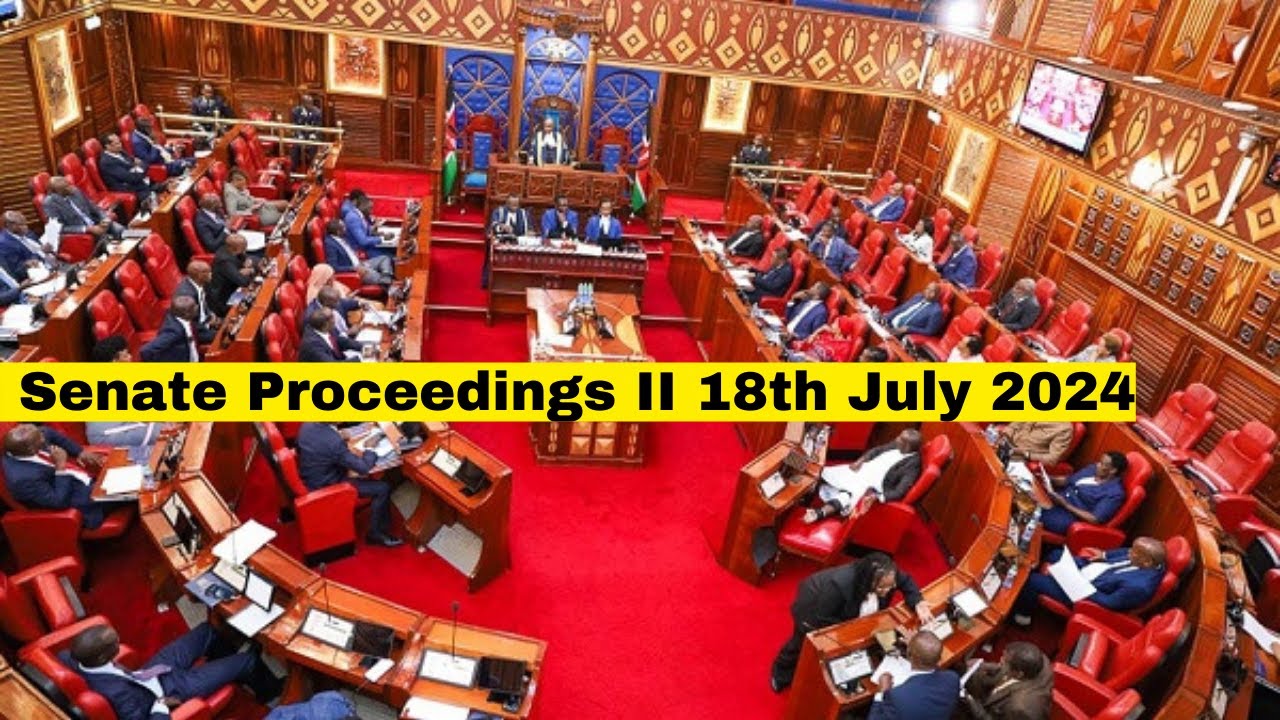 LIVE!!!!! Senate Proceedings II 18th July 2024 - YouTube