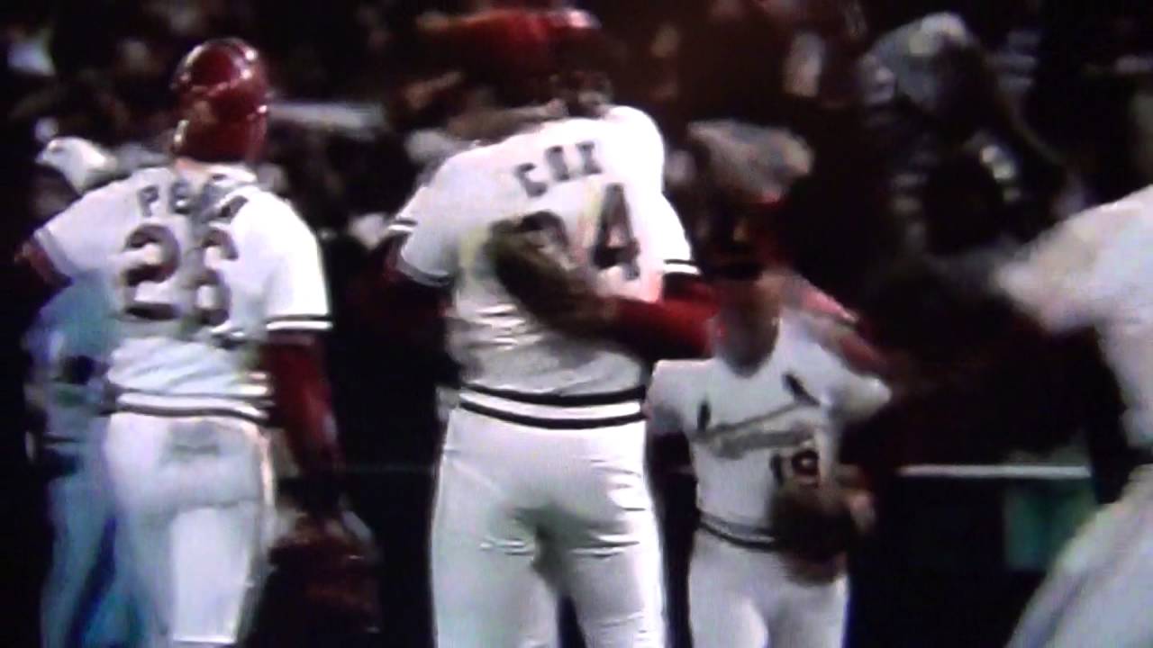 Todd Worrell Closes Out Eastern Division Champions St. Louis Cardinals ...