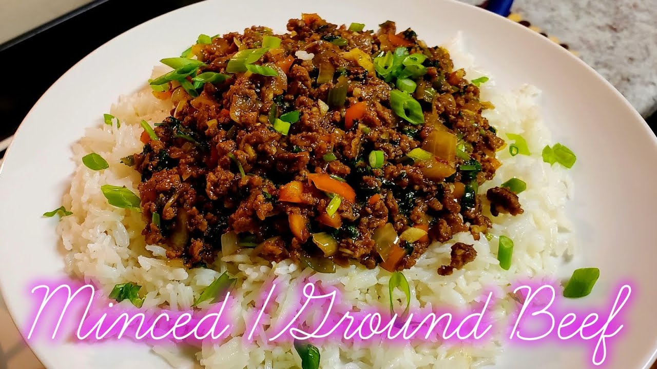 30 min Minced/ Ground Beef Meal - YouTube