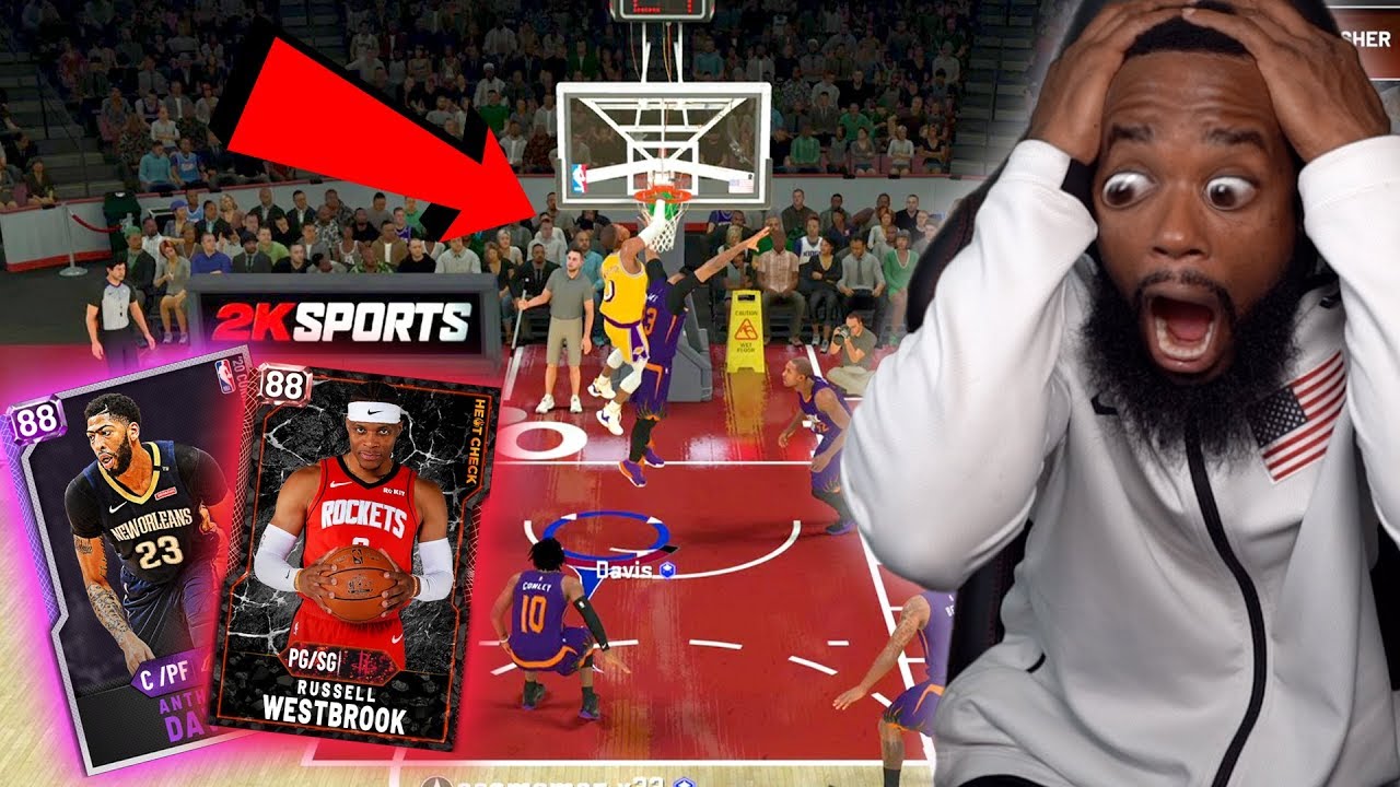 WESTBROOK POSTERIZED ANTHONY DAVIS! NBA 2K20 MyTeam - YouTube