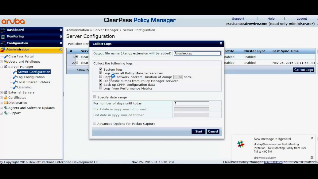 How to collect Clearpass Packet Capture - YouTube