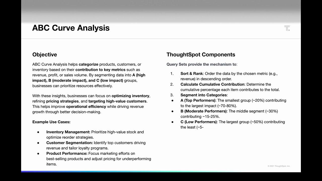 ABC Curve Analysis with ThoughtSpot Sets - YouTube