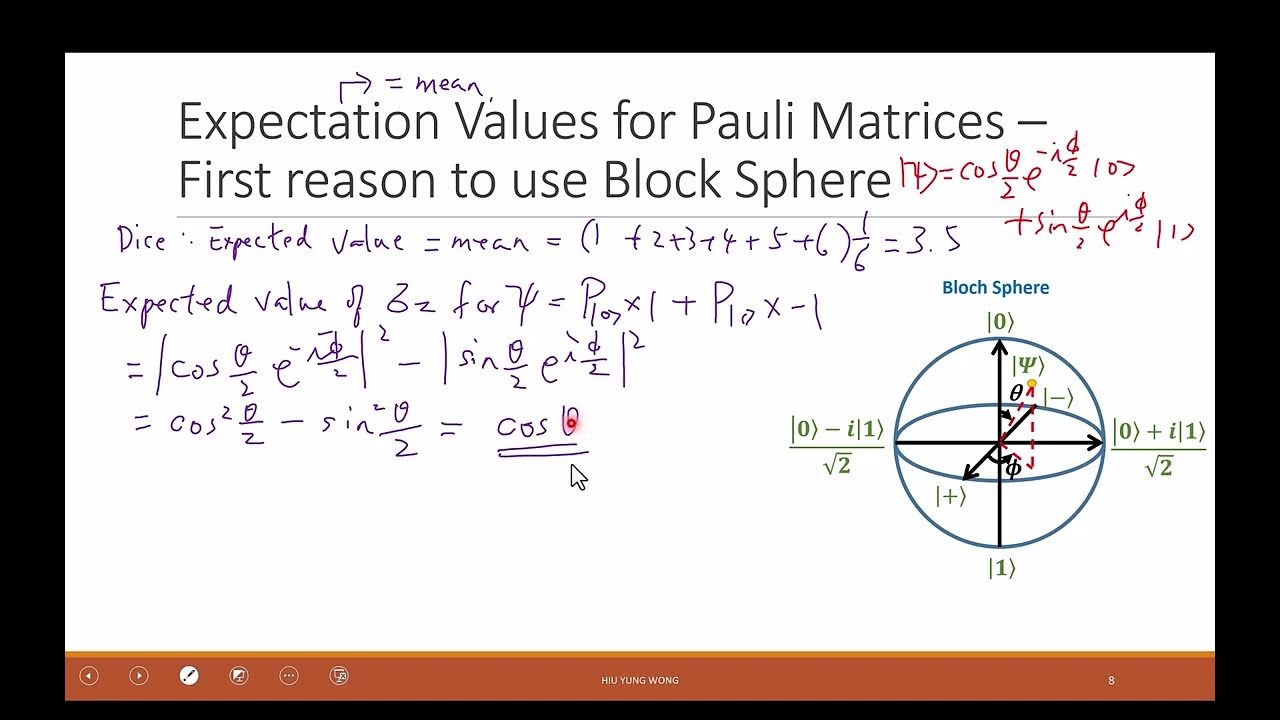 (2023) Lecture 25 - Bloch Sphere - second part - YouTube