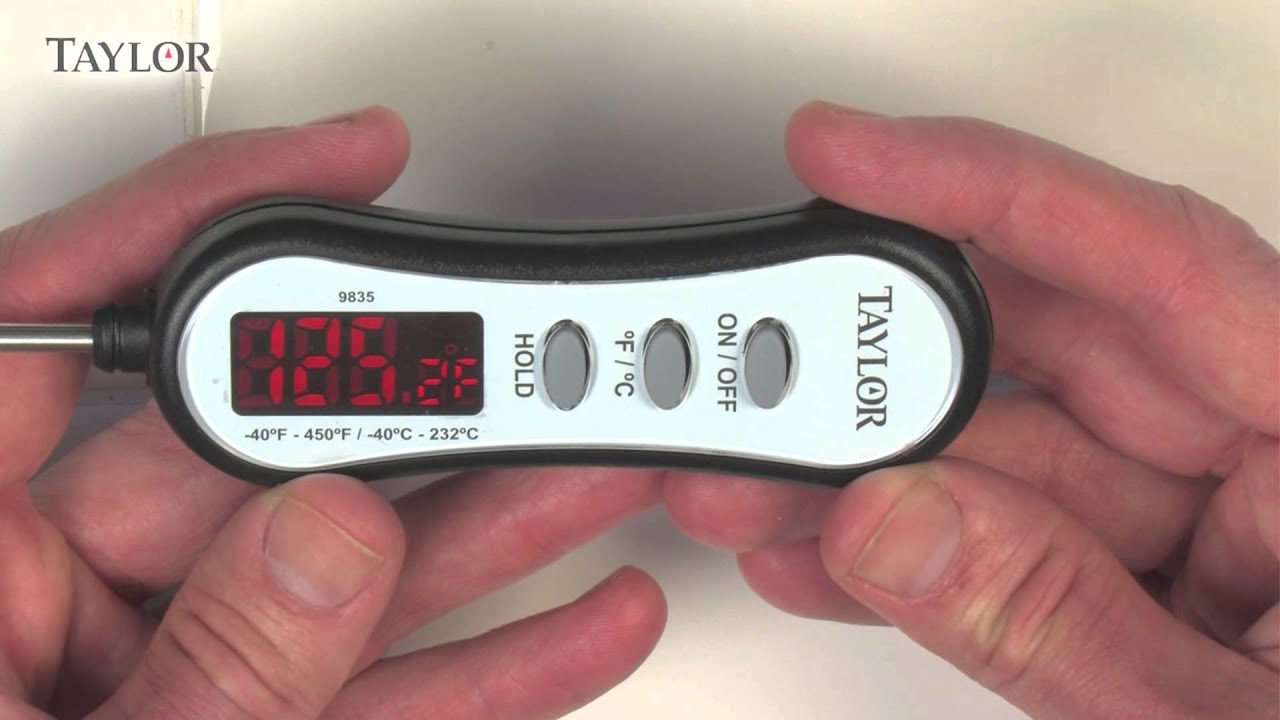 Taylor LED Thermometer - YouTube