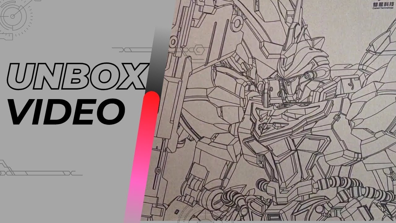 Unbox - Sinanju Takumi ver 1/100 Comet Technology . - YouTube