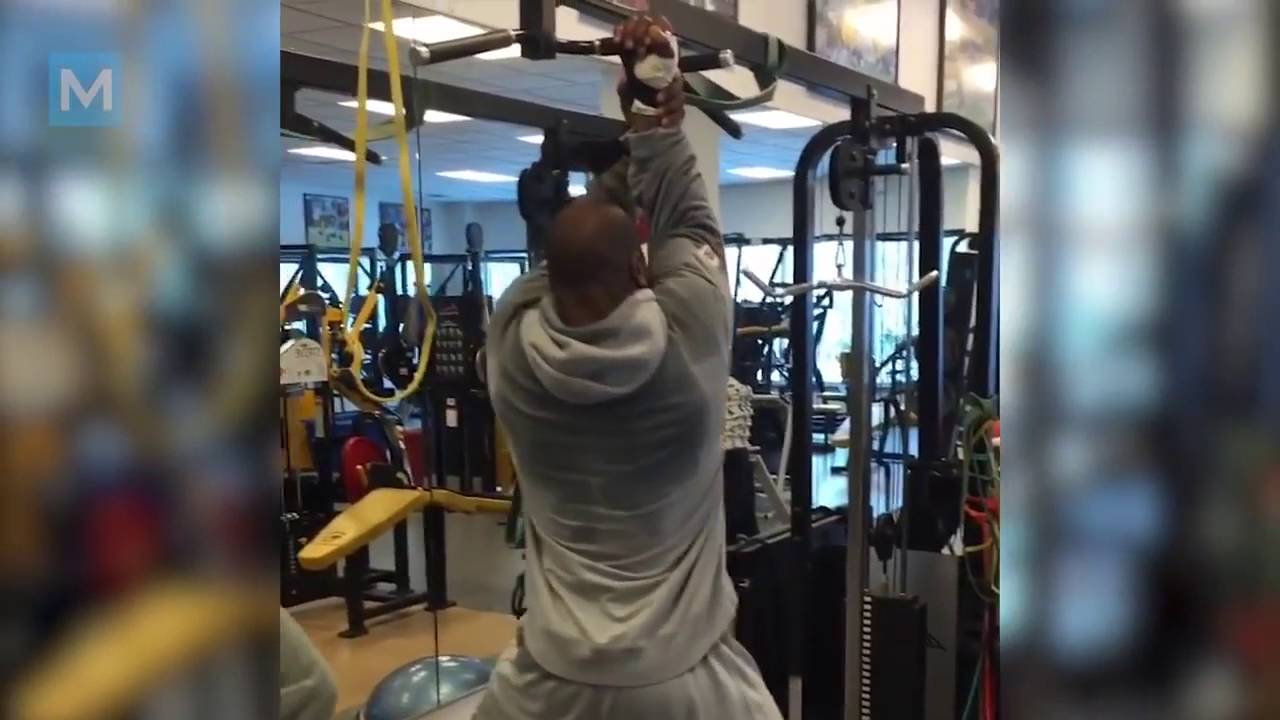 James Harrison Workout for NFL Part 2 Muscle Madness - YouTube