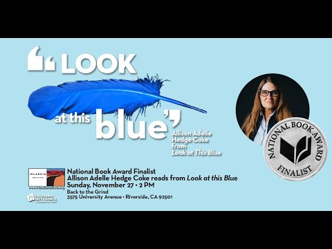 Allison Hedge Coke - Look at This Blue - YouTube