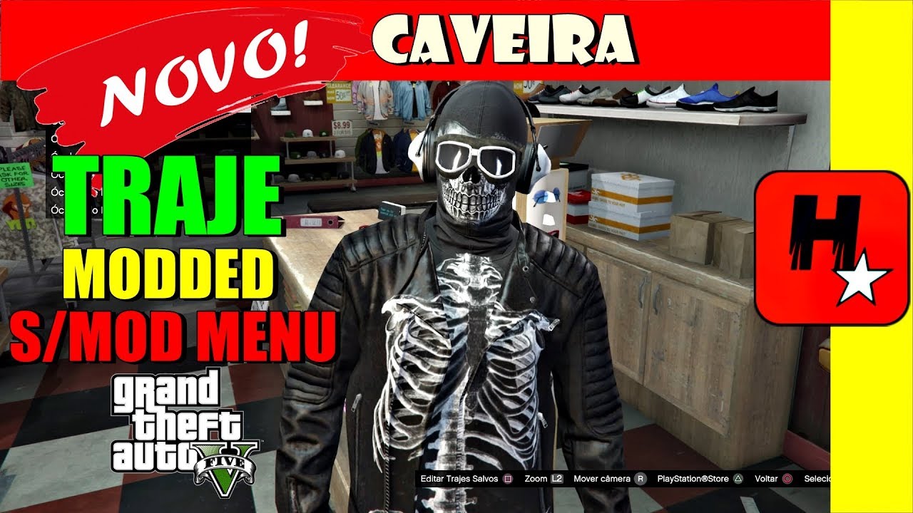 GTA V 1.41: TRAJE MODDED S/MOD MENU | CONJUNTO MODEADO | GTA 5 OUTFITS ...