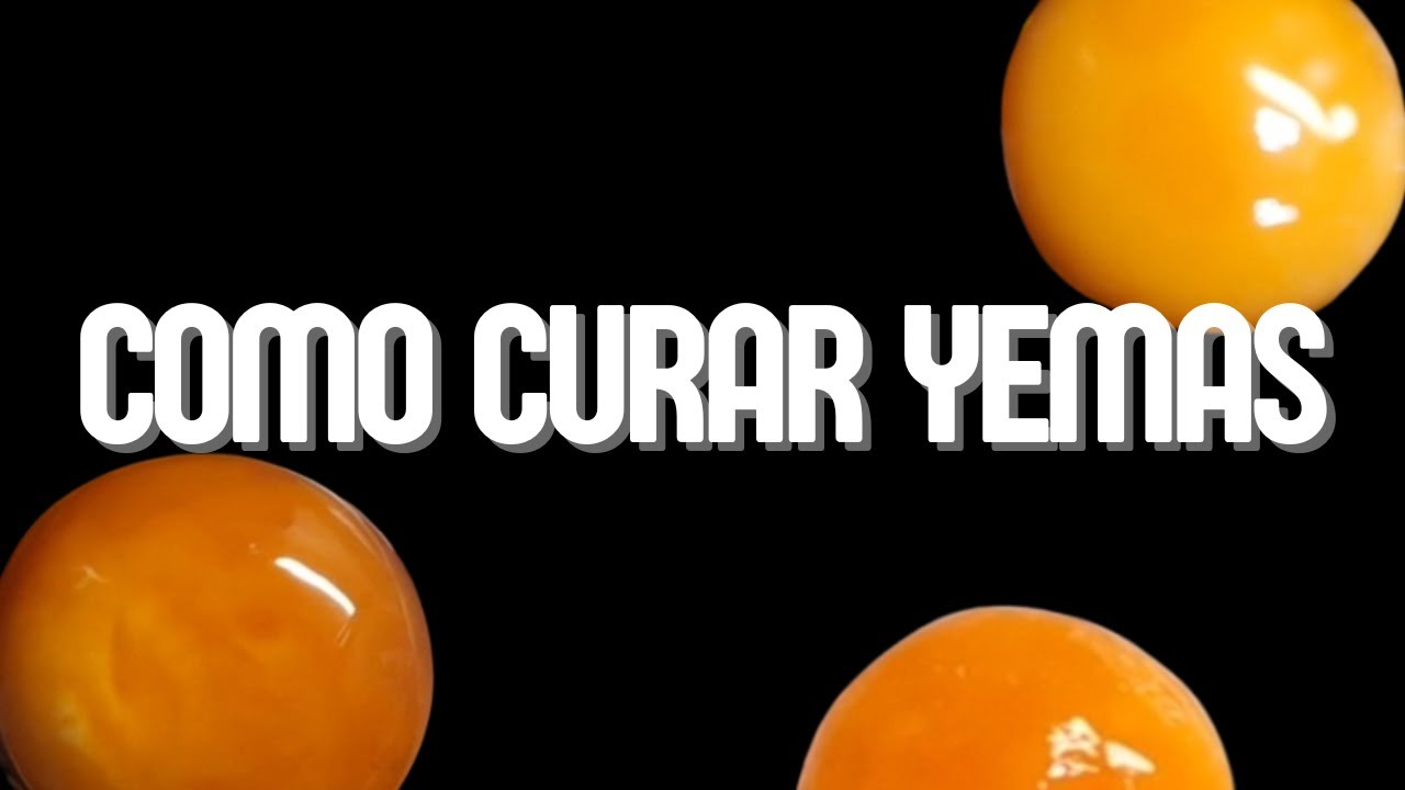 COMO HACER YEMAS CURADAS - YouTube