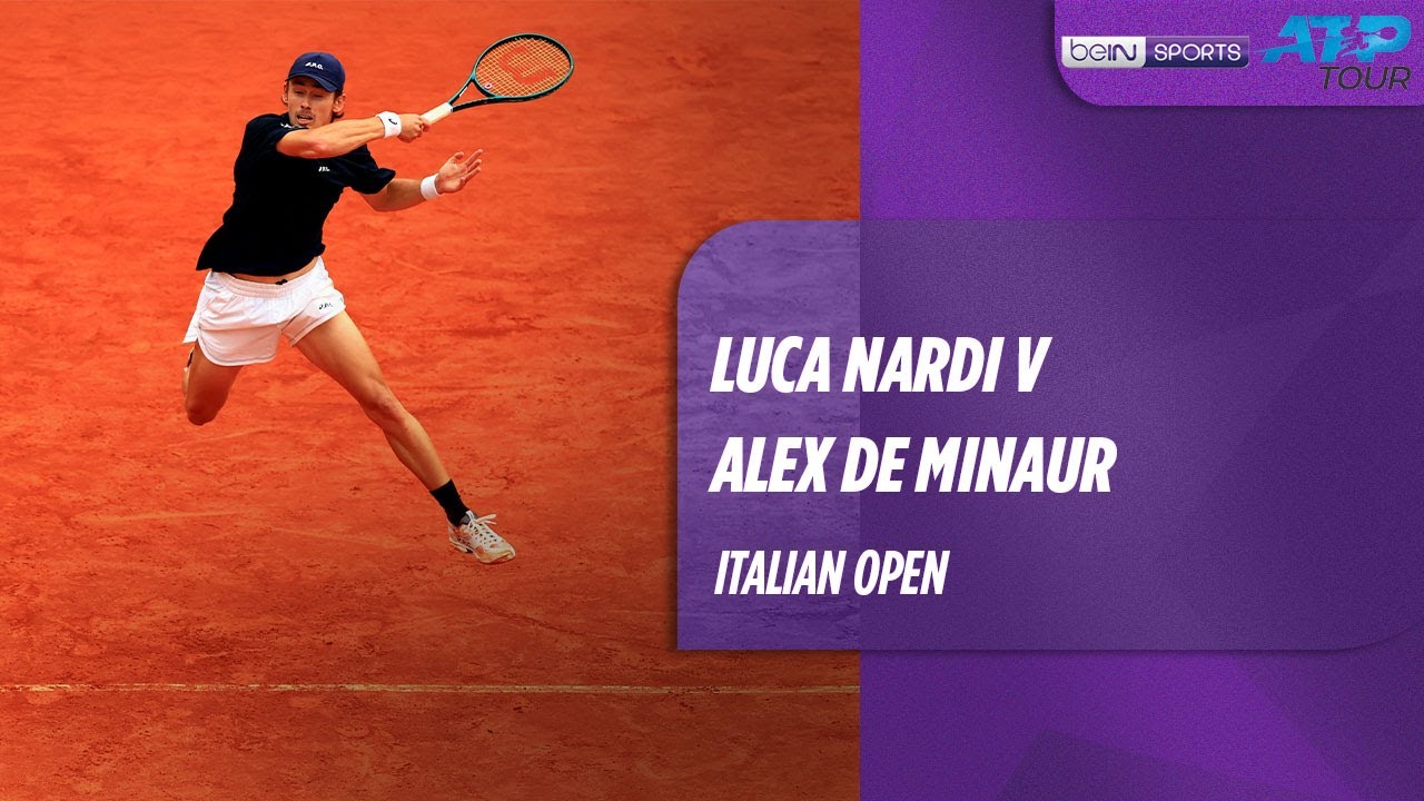 Luca Nardi v Alex de Minaur | Italian Open | Match Highlights - YouTube