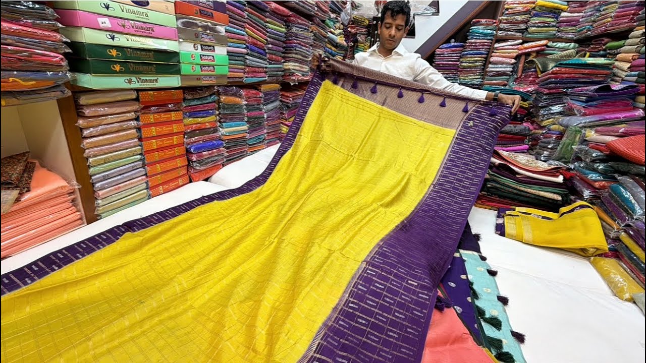 🔥Flat 50% Off🔥 chickpet Bangalore wholesale Boutique sarees||Single ...