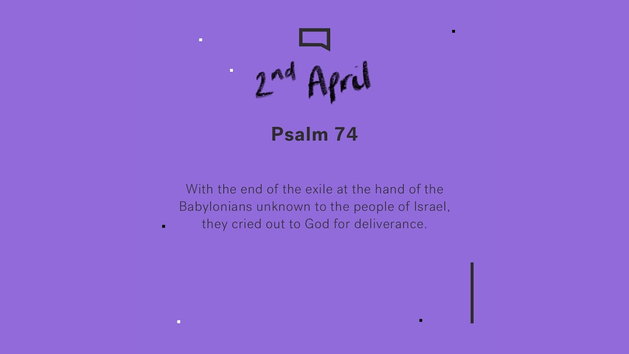 Daily Devotions Psalm 74 YouTube