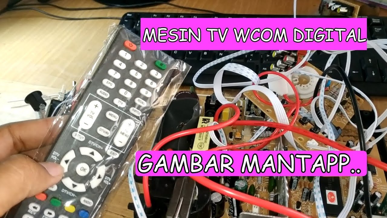 Review Mesin TV Tabung DIGITAL DVB-T2 Wcom Gambar Mantap | Layak diBeli ...