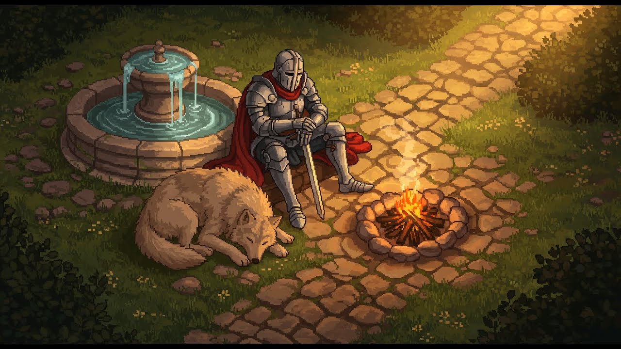 Rest Traveler... The wolf keeps us safe when u sleep.