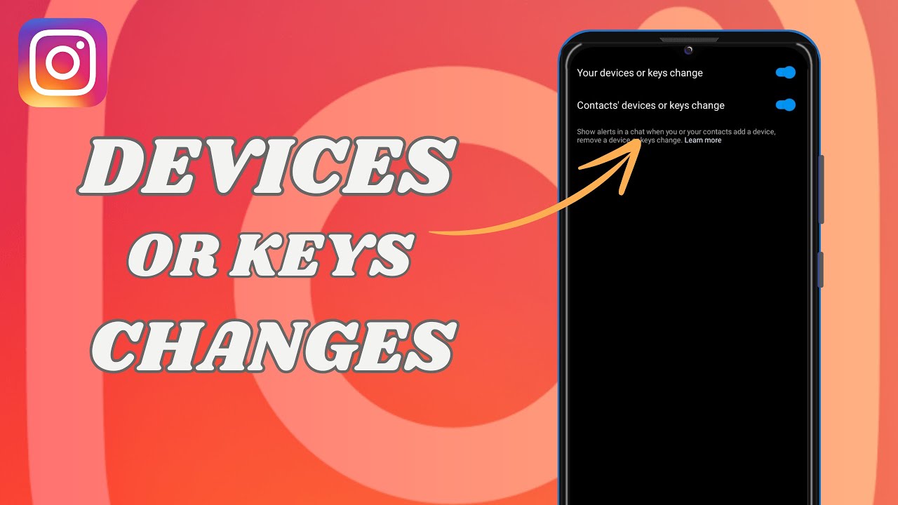 How To Turn On Devices Or Keys Change On Instagram 2024 USA - YouTube
