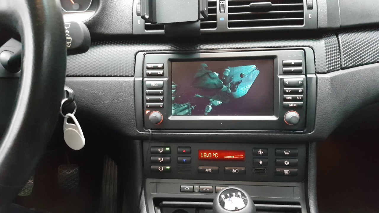 BMW E46 330ci DVD Navi original - YouTube