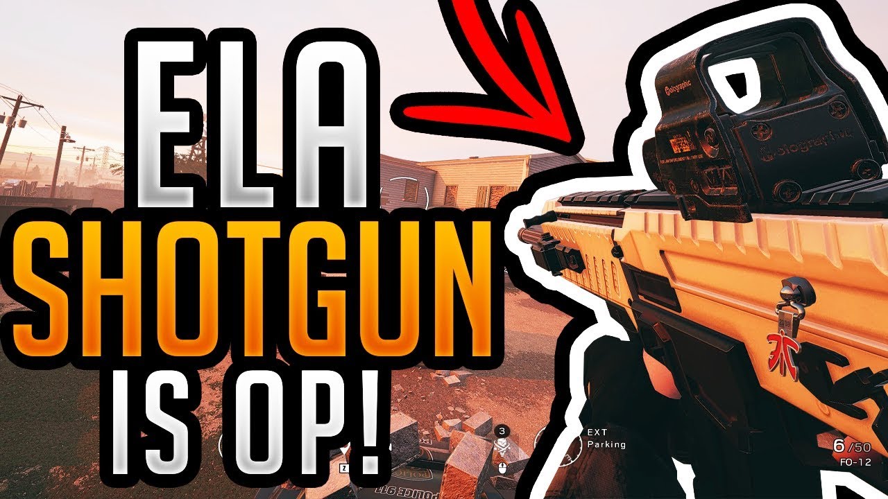 ELA SHOTGUN IS OVERPOWERED! Rainbow Six Siege Diamond Ranked Highlights ...