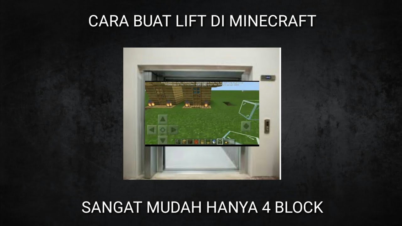 Cara Buat Lift Di Minecraft Terbaru Juni 2019 - YouTube