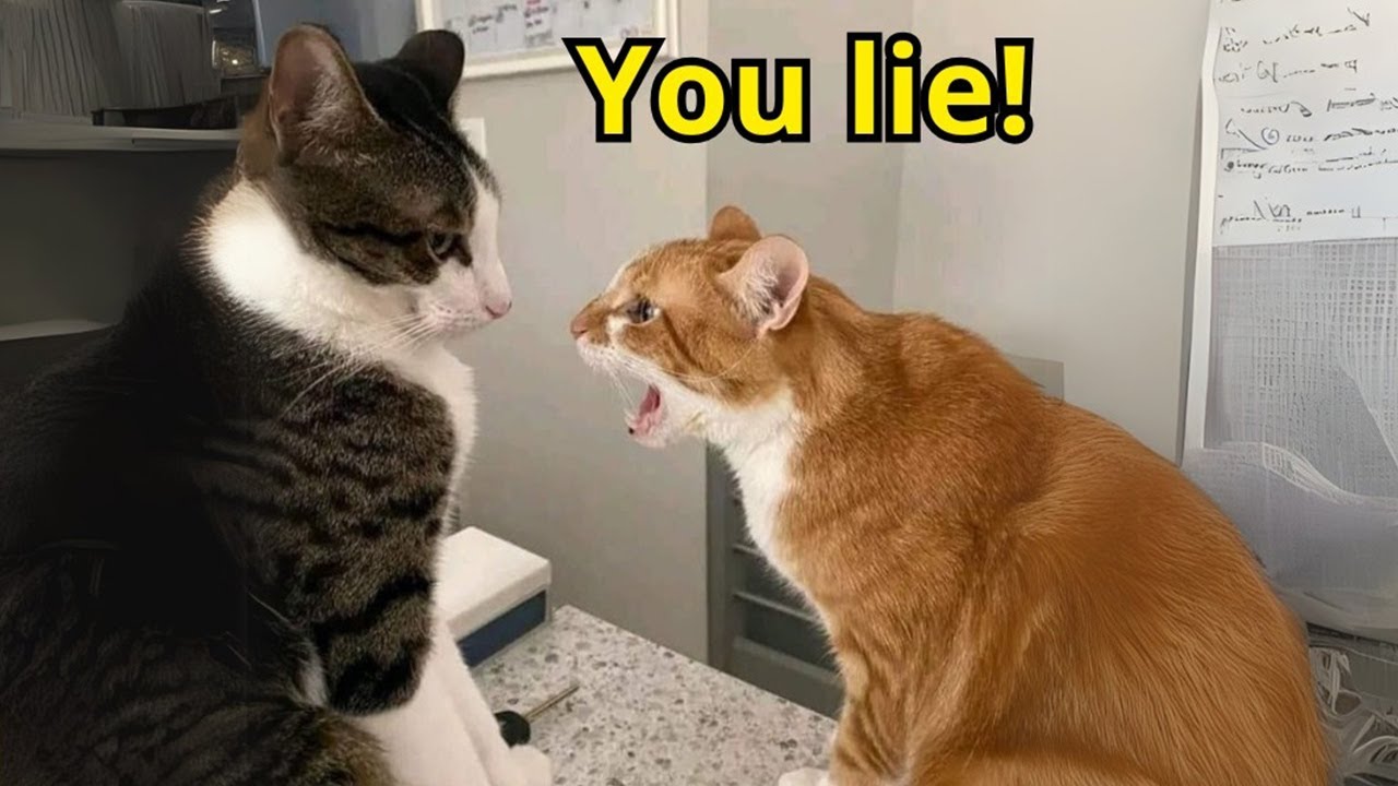 This Cat Argument Is TOO REAL 😭🐾 - YouTube