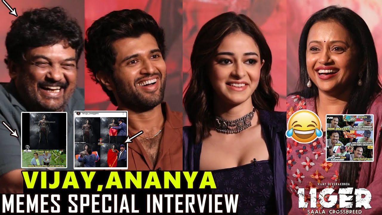 Vijay Deverakonda LIGER MEMES Special Interview with Suma - Ananya ...