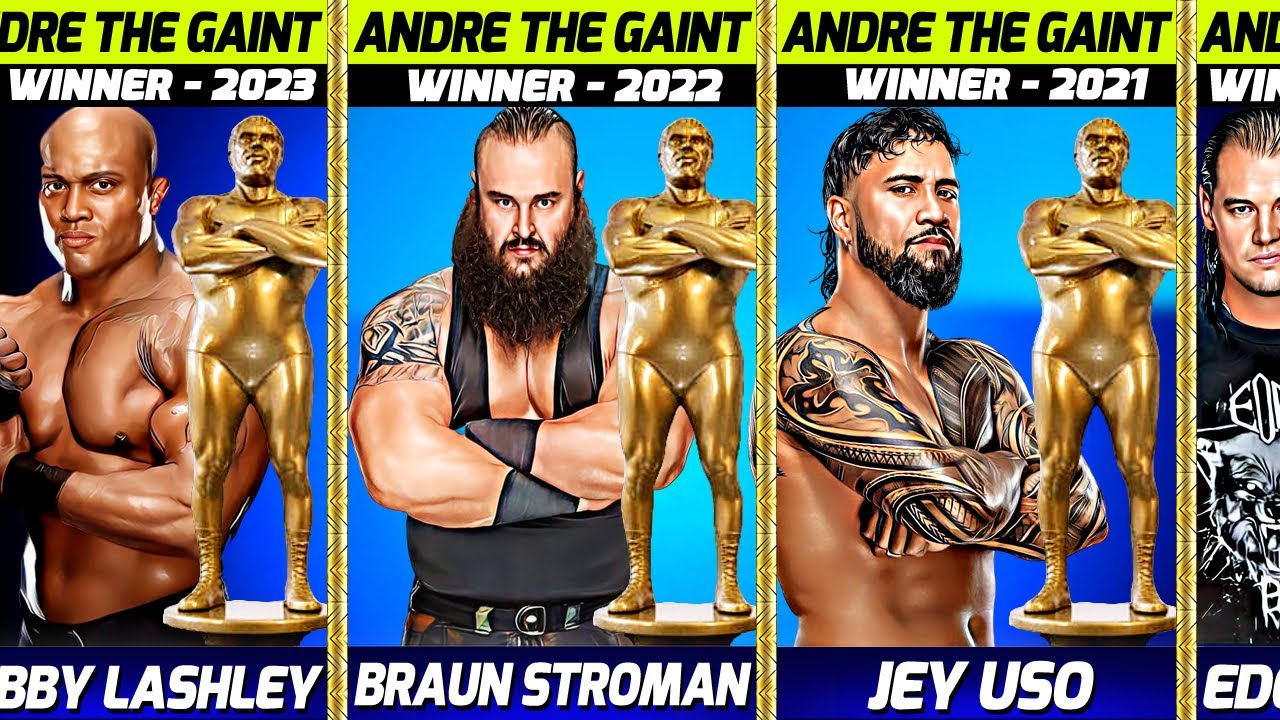 Every Andre The Giant Memorial Battle Royal Winners ( 2014 to 2023 ...