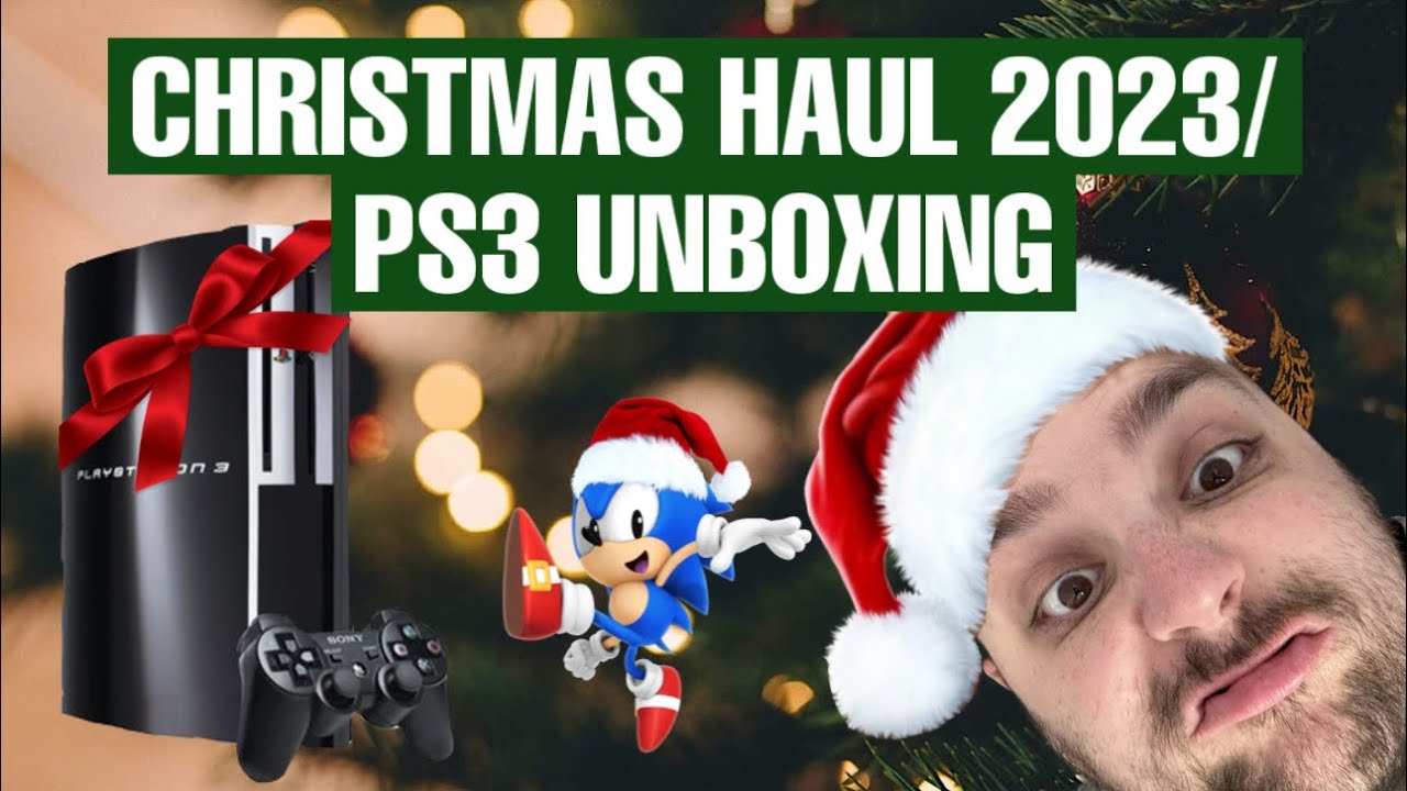 Christmas Haul 2023 & PS3 Unboxing - YouTube