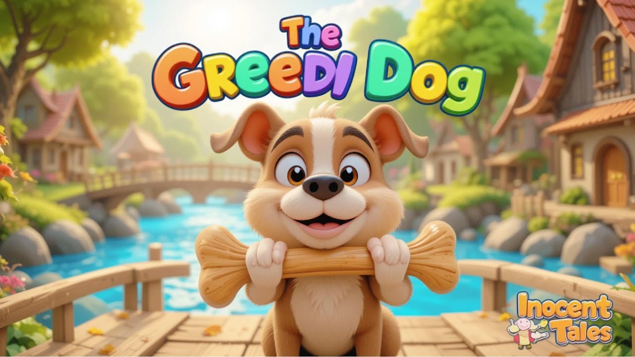 🐶 "The Greedy Dog – A Fun 3D Animated Moral Story for Kids!" 🦴 - YouTube