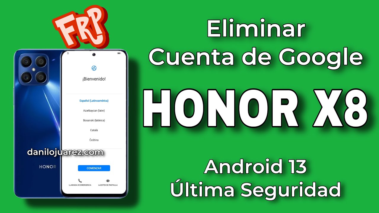 DELETE HONOR X8 GOOGLE ACCOUNT REMOVE FRP BYPASS DELETE HONOR X8 GOOGLE ACCOUNT REMOVE FRP BYPASS