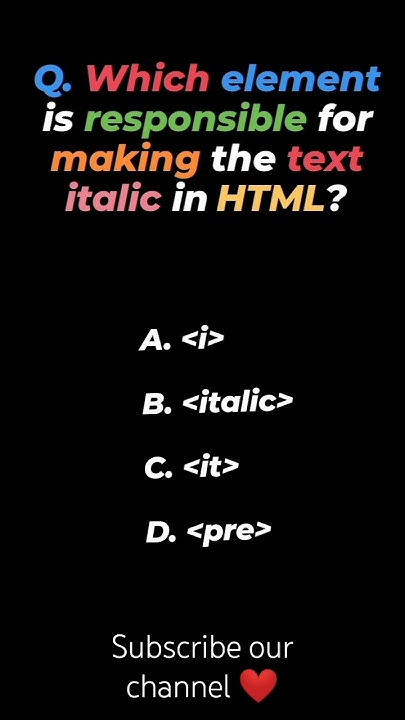 comment your answer ️#programminglanguage #lovecoders #htmltutorial - YouTube