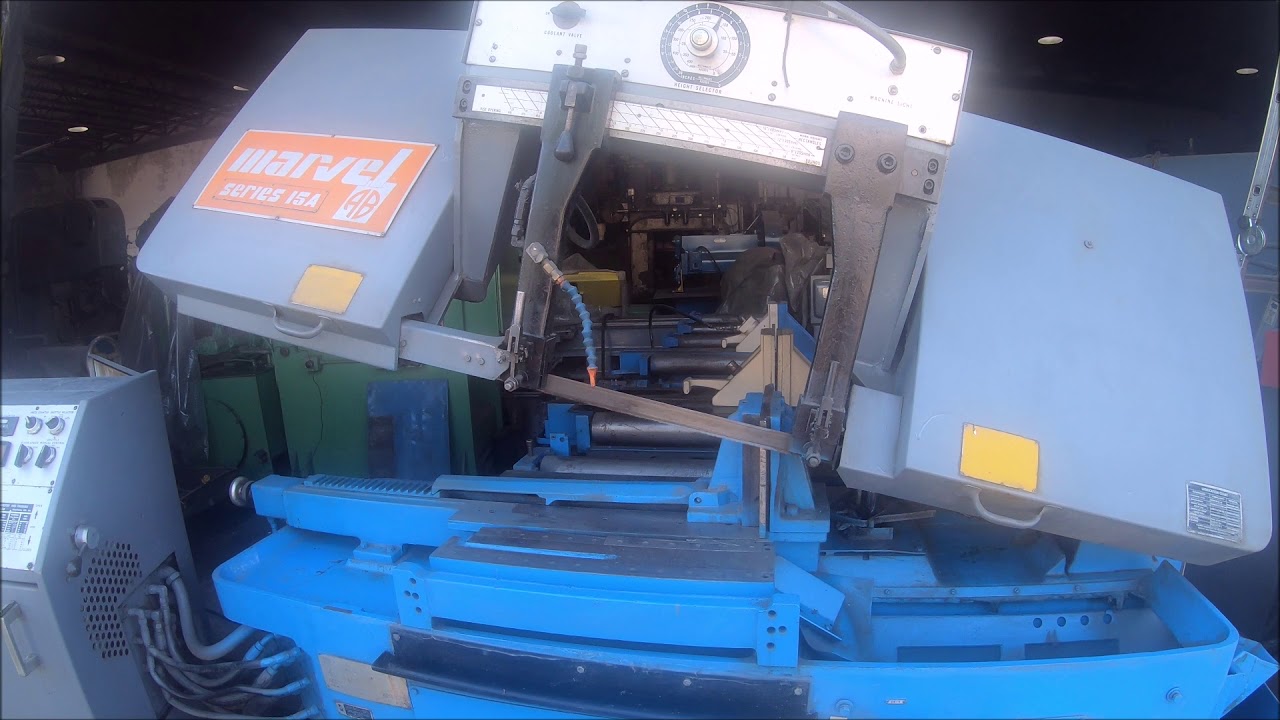 Marvel 15A7/M8 Horizontal Cutoff Saw - YouTube