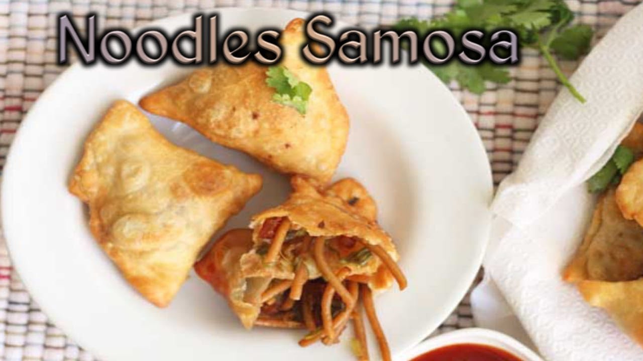 Noodles Samosa | Chowmein singara | Chinese samosa | Indo - Chinese ...