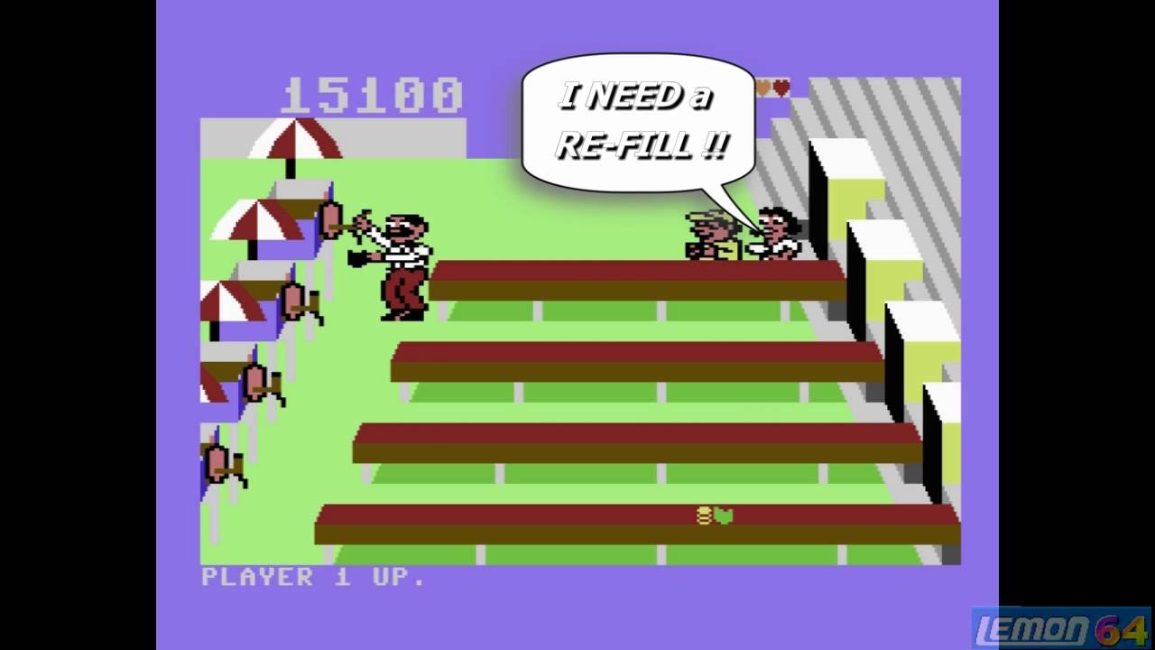 Tapper (C64) - A Playguide and Review - by Lemon64.com - YouTube