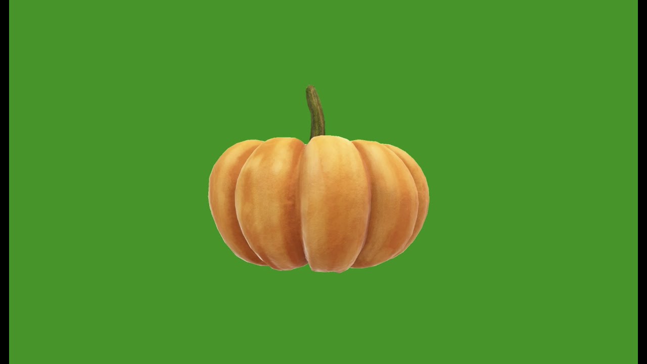 Rotating Pumpkin Chromakey - YouTube