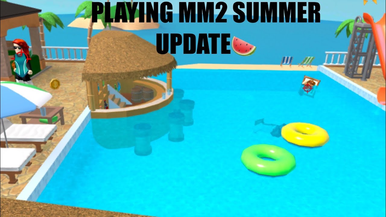 Playing summer update in MM2 - YouTube