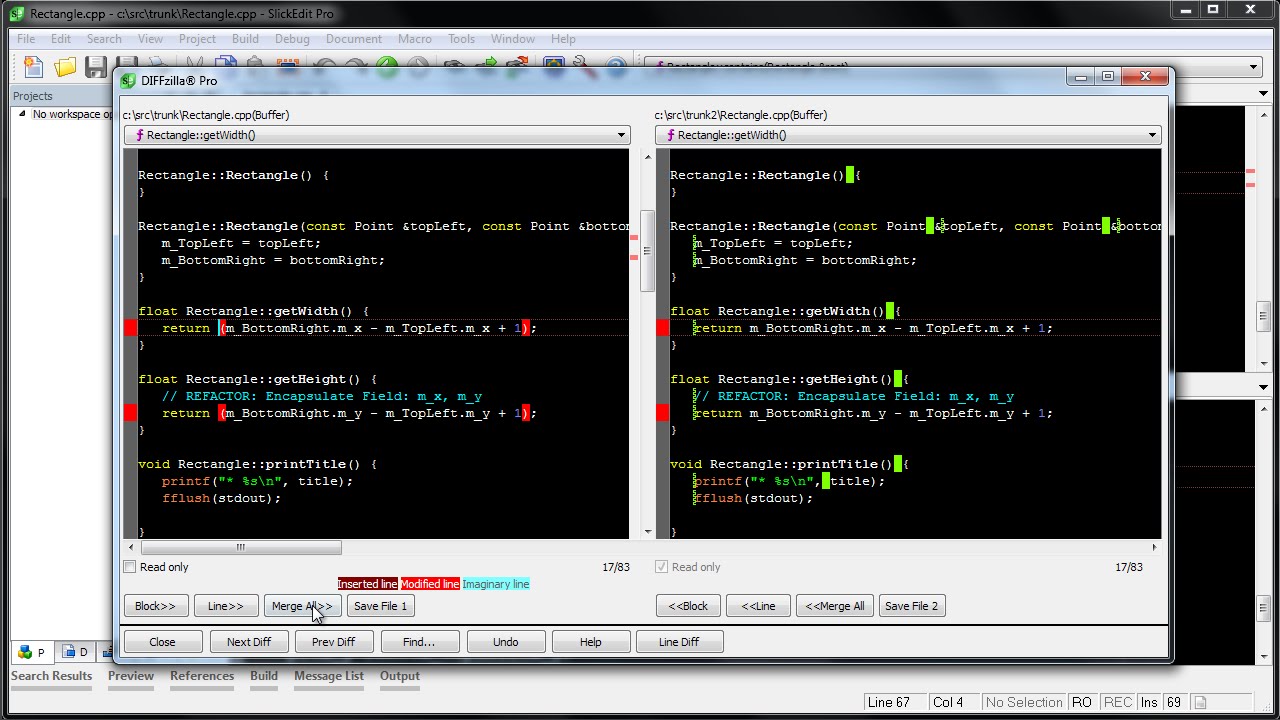 SlickEdit - Source Diff - YouTube