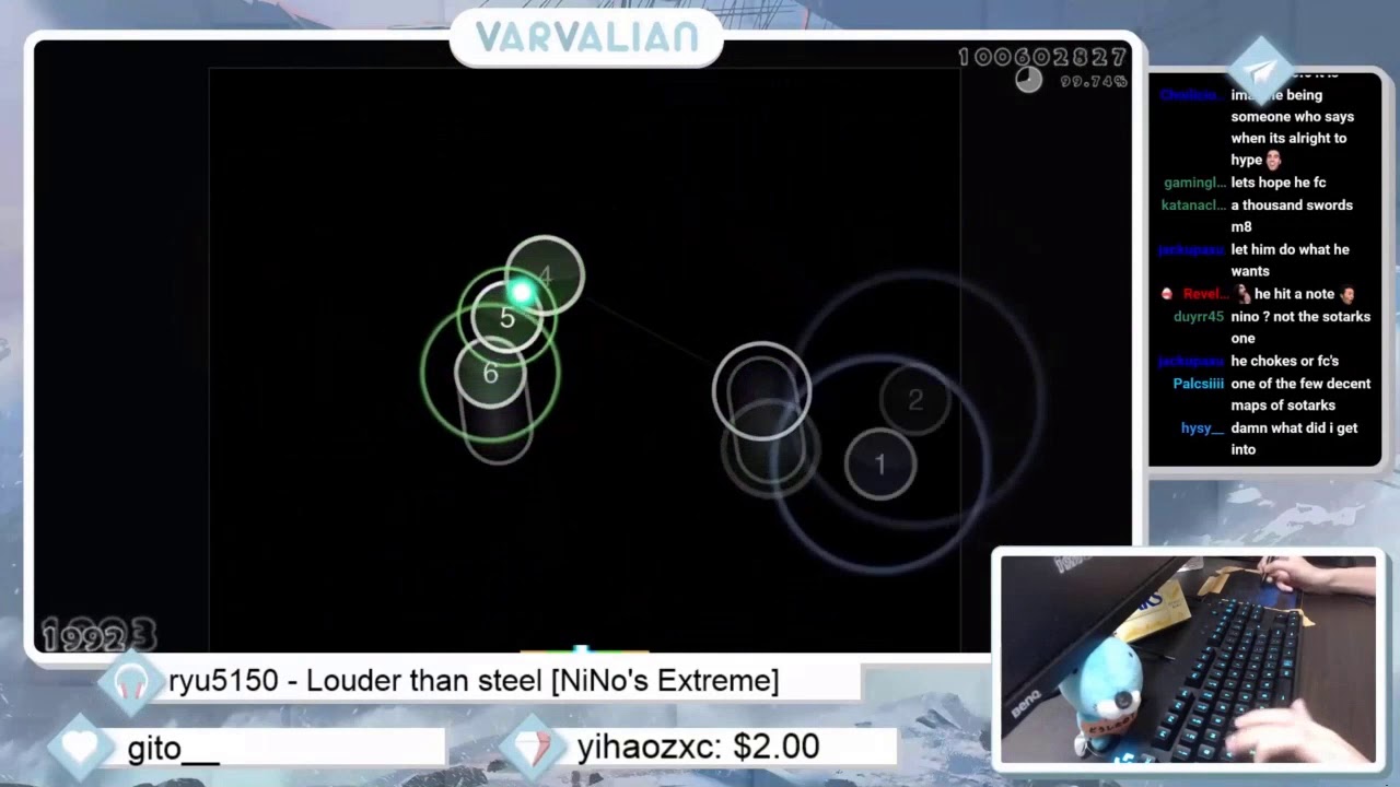 [Live] Varvalian | ryu5150 - Louder than steel [NiNo's Extreme] 1st +HR ...