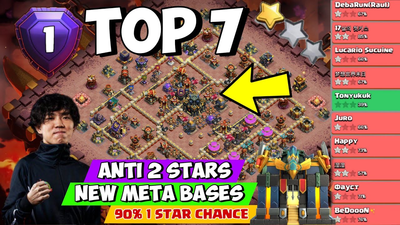 New* TOP 7 Th17 WAR Base With LINKS Th17 Anti 2 Stars WAR BASE Link ...