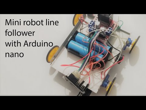 arduino nano line follower robot - YouTube