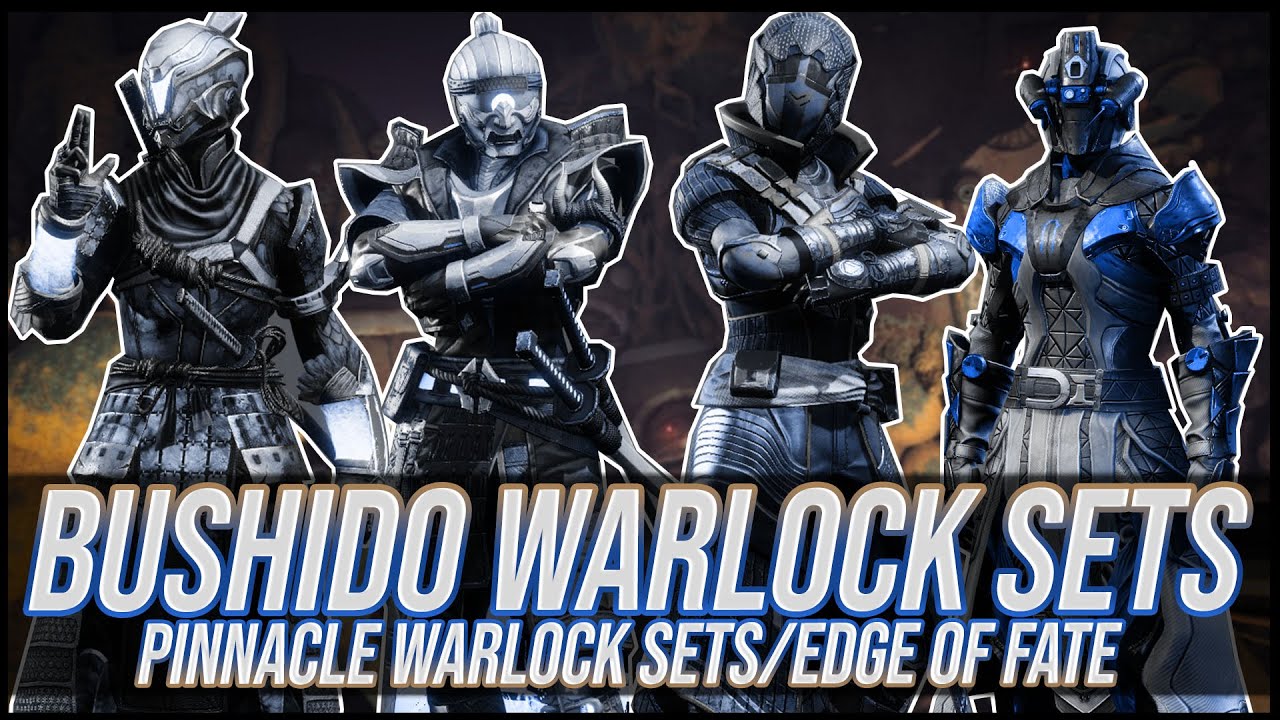 Destiny 2: Bushido Warlock Sets | Edge of Fate - YouTube