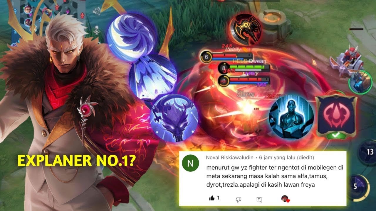 YU ZHONG EXPLANER NO.1 DI META SEKARANG? INI YANG BIKIN OP! TUTORIAL BY ...