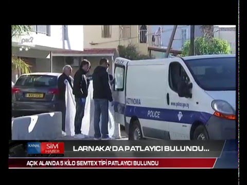LARNAKA’DA PATLAYICI BULUNDU…
