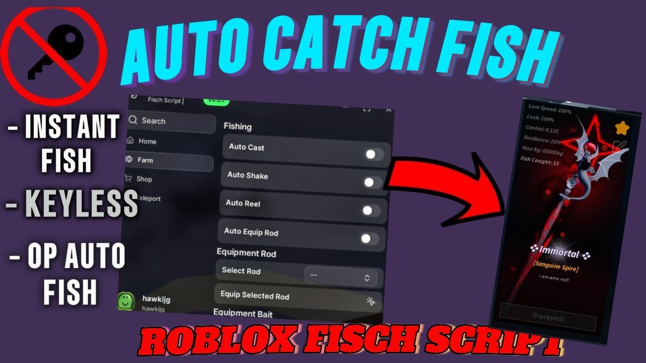 [KEYLESS] BEST New Fisch Script Roblox (INSTANT AUTO FISH) WORKING ...