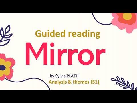 Mirror By Sylvia Plath | Guided reading | S1| Themes and analysis - YouTube