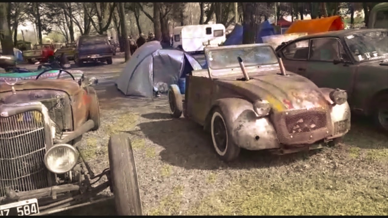 Arecifes Rat Rod en Rojas Hot Rod!!!! - YouTube