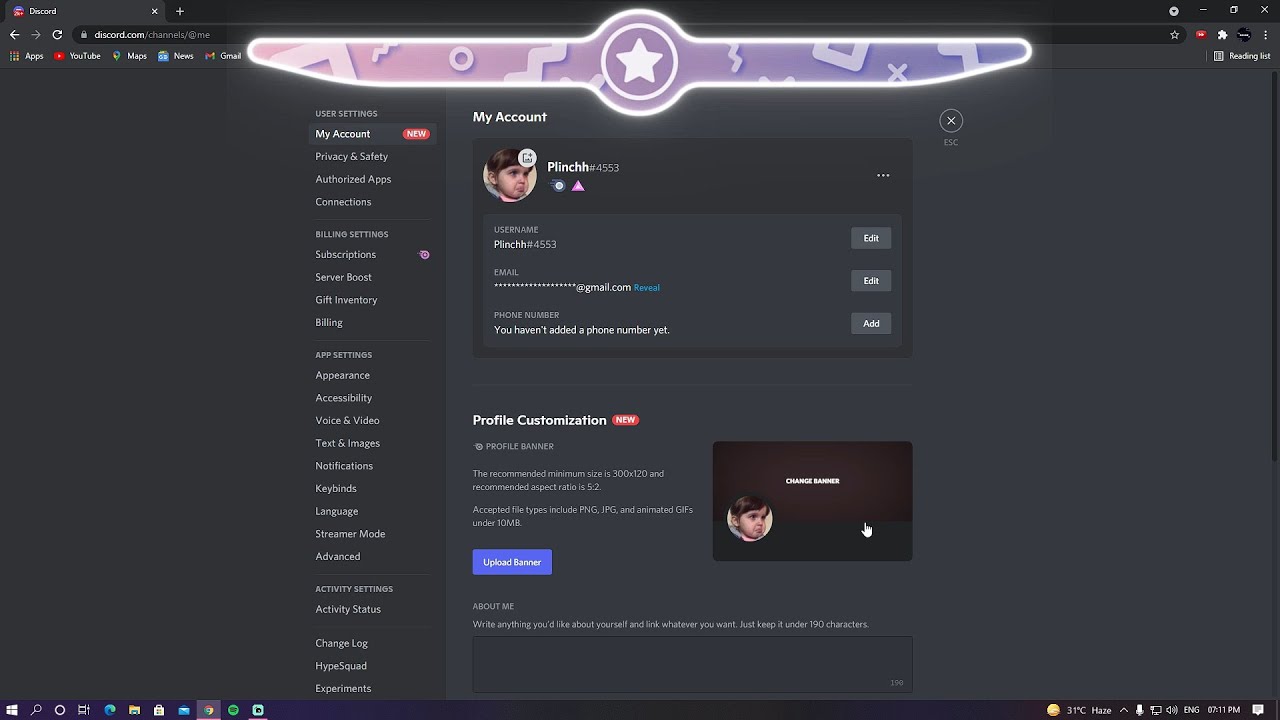 How To Get Discord Custom Profile background banner (HINDI/ENGLISH ...